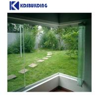 China Modern Design Customized Color Folding Aluminum Glass Bifold Accordion Folding Window For Villa for sale