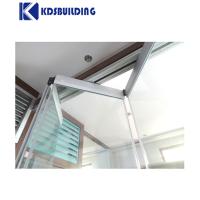 China Modern Design Customized Color Folding Aluminum Glass Bifold Accordion Folding Window For Villa for sale
