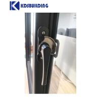 China KDSBuilding Black Frame Aluminium Horizontal Outside Sliding Window Grill Design In Windows for sale