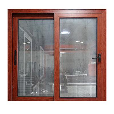 China KDSBuilding Customized Anti-burglar Tinted Glass Aluminium Outside Sliding Window Grill Design for sale