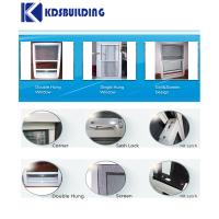 China KDSBuilding NFRC Certificate American Style Aluminium Double Hung Window With Low E Double Colorful Glass for sale
