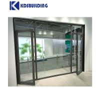 China KDSBuilding  French Style Design Aluminium Arch Casement Window And Doors With Black Frame Thermal Brake Glass for sale