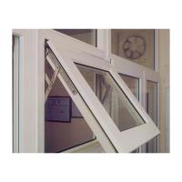 China Aluminum Chain Manufacture Winder Double Glazed Glass Hurricane Proof Aluminum Awning Window for sale