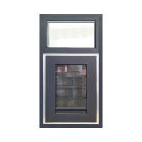 China KDSBuilding Profession Design French Style With Different Grids Black Frame Aluminum Windows For Houses for sale