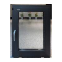 China KDSBuilding Modern Design Black Frame China Supplier Small Size Aluminum Casement Windows Ready Made House for sale