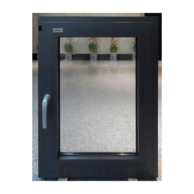 China KDSBuilding Modern Design Black Frame China Supplier Small Size Aluminum Casement Windows Ready Made House for sale