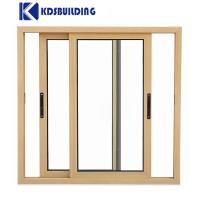 China KDSBuilding China Factory Customizable Size Aluminum Sliding Window Tempered Glass For Houses Modern for sale