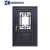 China KDSBuilding Metal Frame Handle Glass Powder Coat Surface Finish Aluminium Casement Windows With Grid for sale