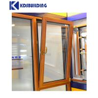 China KDSBuilding Hot Sale European Style Aluminum Tilt And Turn Window With German Hardware Lock For office for sale
