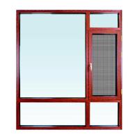 China KDSBuilding Top Sale Grid design Soundproof Glass Window For House Big Size With window Tint Film And Arch for sale