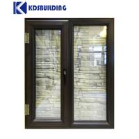 China KDSBuilding  NFRC Certificate Customized Color Thermal Break Aluminium Bathroom Casement Window Designs for sale