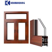 China KDSBuilding  NFRC Certificate Customized Color Thermal Break Aluminium Bathroom Casement Window Designs for sale
