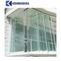 China KDSBuiling New Style Customized Color Frameless Glass Folding Window For Balcony With Aluminium Windows And Doors Materials for sale