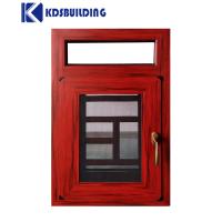 China Latest Design Thick Profile Aluminum Design For Copper Clad Slide And Door Casement Window With Grid Top Fix for sale