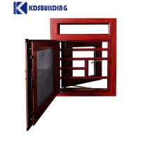 China Latest Design Thick Profile Aluminum Design For Copper Clad Slide And Door Casement Window With Grid Top Fix for sale