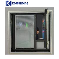 China Hurricane Impact Glass Middle Fix Competitive Price Thermal Break Aluminum Big Casement Window Blinds for sale