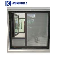 China Hurricane Impact Glass Middle Fix Competitive Price Thermal Break Aluminum Big Casement Window Blinds for sale