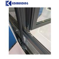 China Hurricane Impact Glass Middle Fix Competitive Price Thermal Break Aluminum Big Casement Window Blinds for sale