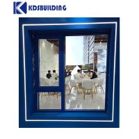 China Thermal Break Ultra Slim Double Hurricane Impact Glass Aluminum Frame Casement Window With Germany Hardware for sale