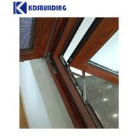 China Aluminum Swing Narrow Frame Hurricane Impact Casement Windows For Home With Fly Screen Mosquito Net for sale