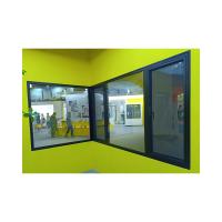 China Professional Window Manufacturer Big Aluminum Casement Windows With Mosquito Net For Commercial for sale