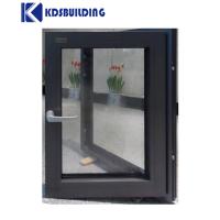 China Professional Window Manufacturer Big Aluminum Casement Windows With Mosquito Net For Commercial for sale