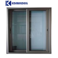 China Modern Arch Design KDSBuilding Nfrc Standard Double Glass Aluminum Sliding Window For House for sale