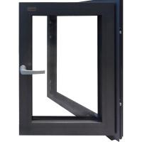 China KDSBuilding Thermal Break Tempered Double Glass Frame Cheap Price Aluminum Casement Windows for sale