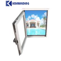 China KDSBuilding Thermal Break Tempered Double Glass Frame Cheap Price Aluminum Casement Windows for sale