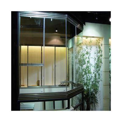 China KDSBuilding Water Sound Proof Hurricane Impact Frameless Glass Folding Window For Bathroom for sale