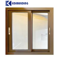 China Good Quality KDSBuilding Certified Nfrc American Aluminum Sound Insulation Sliding Window With Wooden Color for sale
