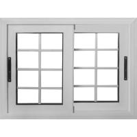 China Modern Design KDSBuilding Saving Energy Low-E Double Smart Glass Aluminum Sliding Window With Grille for sale