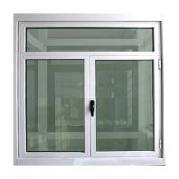 China KDSBuilding Dual Pane Commercial Double Glaze Manufacturers White Aluminum Casement Windows for sale