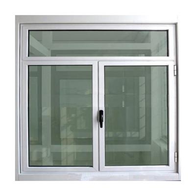 China KDSBuilding Dual Pane Commercial Double Glaze Manufacturers White Aluminum Casement Windows for sale