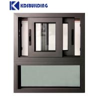 China KDSBuilding Safe And Burglar Proof Double Glaze Tempered Glass Stainless Aluminum Sliding Window With Screen for sale