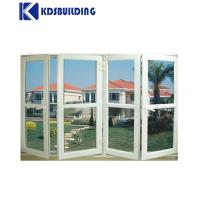 China KDSBuilding Europe Style Tempered Double Glass Slim Profile Folding Aluminium Window  Design In Pakistan for sale