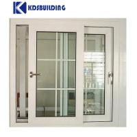China White Frame Grill aluminium window mesh Burglar Proof System Soundproof Glass  Alloy Sliding Window for sale