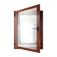 China KDSBuilding Top Design Wooden Color Frame Hurricane Impact Aluminum Tilt And Turn Window for sale