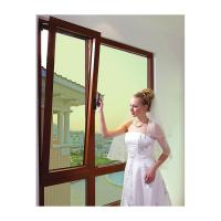 China KDSBuilding Attractive Design Wooden Color Frame Turn And Tilt Aluminum Bathroom Window designs for sale