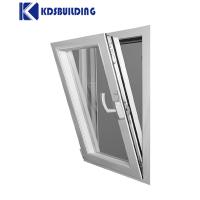 China KDSBuilding European Style Energy Saving Double Glazed Tinted Aluminium Tilt And Turn Window for sale