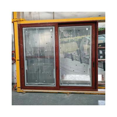 China KDSBuilding Xiamen Aluminum Sliding Windows With Horizontal Sliding Window Screen For Super House for sale