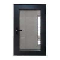 China Double Glazed Side Opening Window Stay Puertas De Seguridad Exterior Aluminium Casement Windows for sale