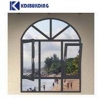 China Double Glazed Side Opening Window Stay Puertas De Seguridad Exterior Aluminium Casement Windows for sale