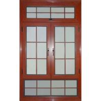 China Hurricane Impact Proof gorilla glass Aluminum Casement Window With Grill Design And Mosquito Net for sale