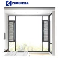 China KDSBuilding Hurricane Impact Sound Resistant Modern Frame Aluminum Casement Windows,Swing Window for sale