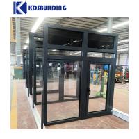 China KDSBuilding Windproof Double Frosted Glazing Glass Others Aluminium Bathroom Casement Windows for sale