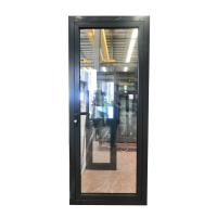 China Waterproof Aluminum Frame Glass Window Hurricane Impact Front French Style for sale