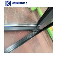 China Waterproof Aluminum Frame Glass Window Hurricane Impact Front French Style for sale