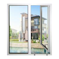 China KDSBuilding Burglar Proof China Manufacture White Frame Double Glaze Aluminum Casement Windows for sale