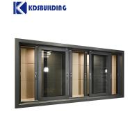 China Hurricane Impact Aluminum Frame Glass Window Double Glazed Alloy Profile for sale